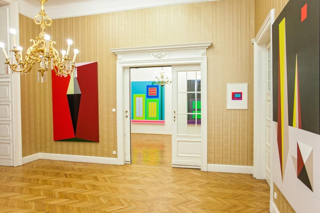 Imre Bak, Peter Halley: Diagonal Histories | Einspach Fine Art ...